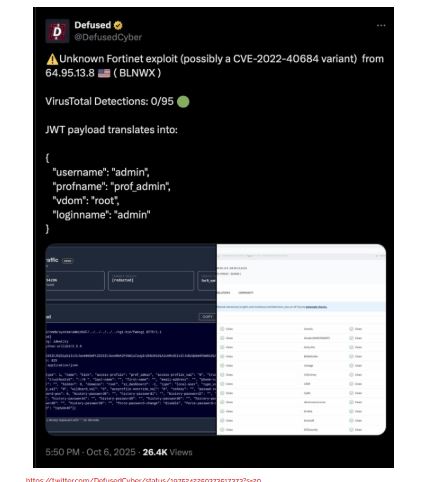 FortiWeb Auth Bypass Vuln Exploited: Script to Detect Vuln Appliances ...