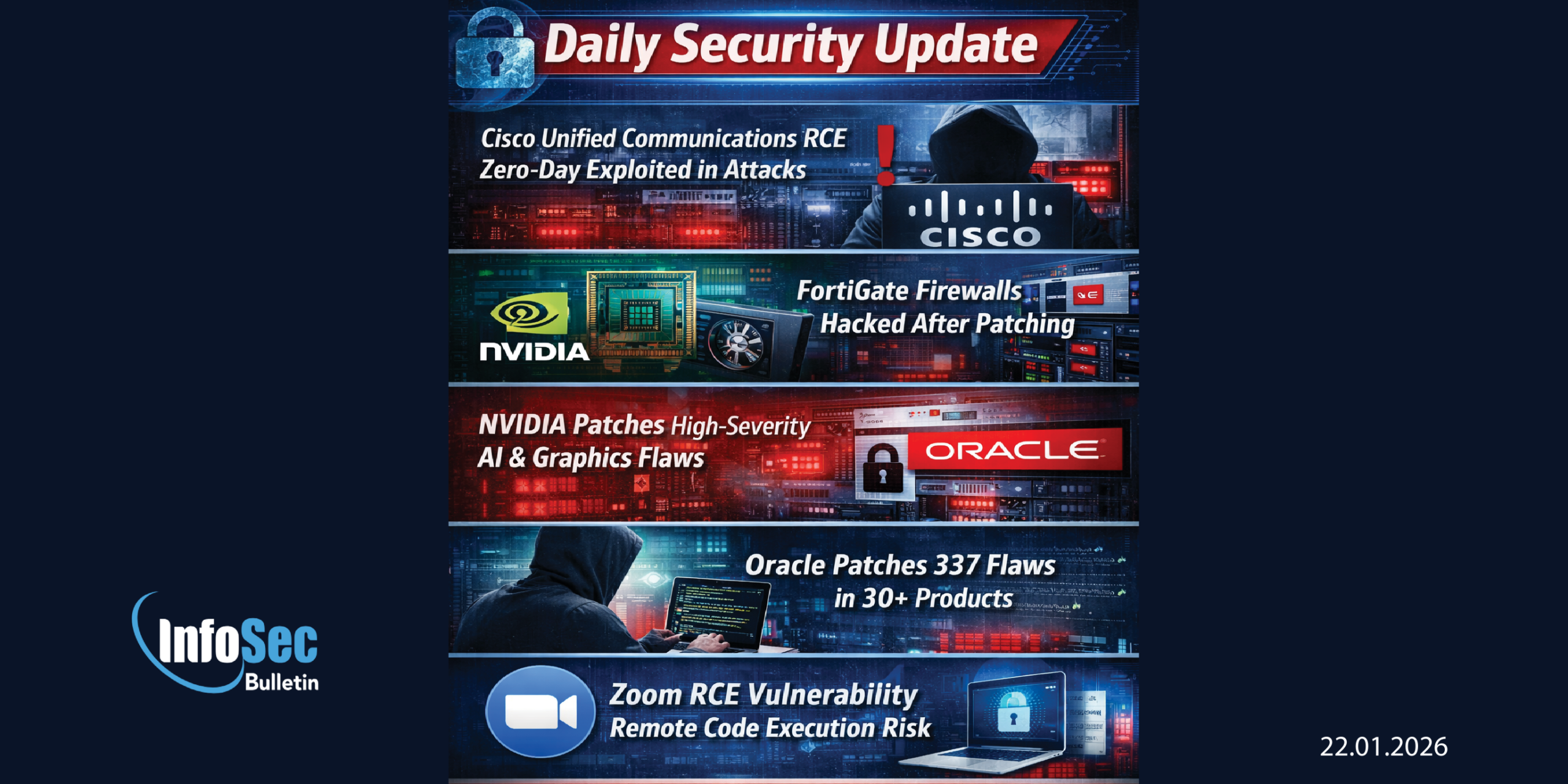 Daily Cyber security update for 22.01. 2026 - InfoSecBulletin