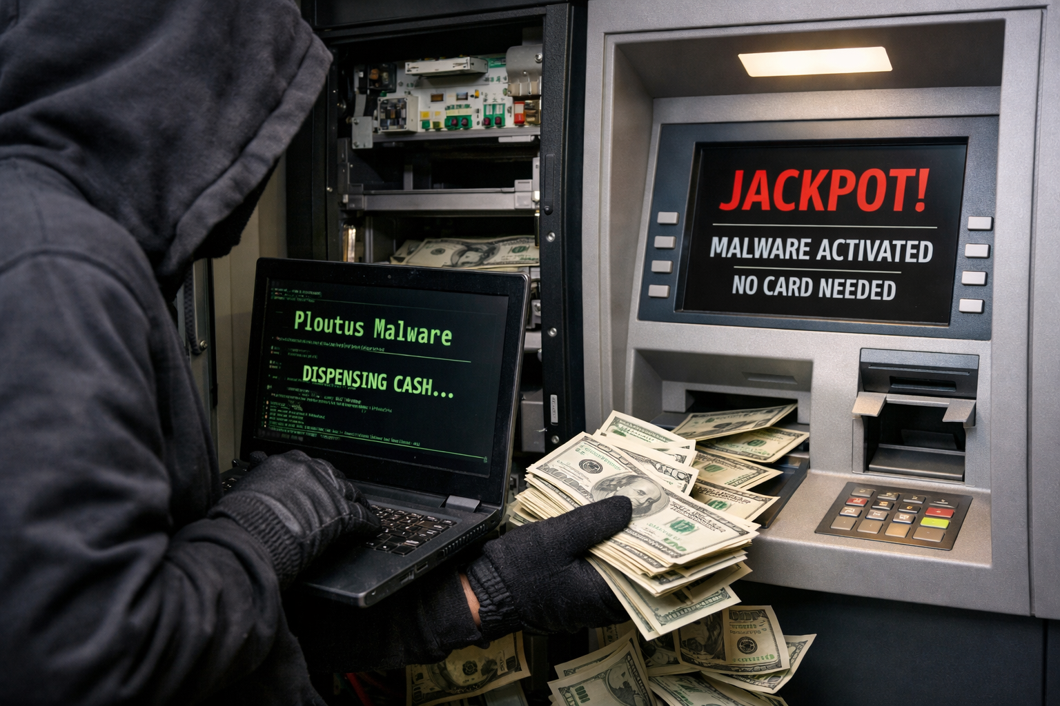 Without bank card, account "Ploutus" malware drains U.S. ATMs ...
