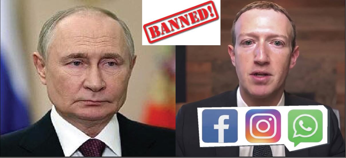 Russia blocked meta owned messaging app: 100 million users impacted ...