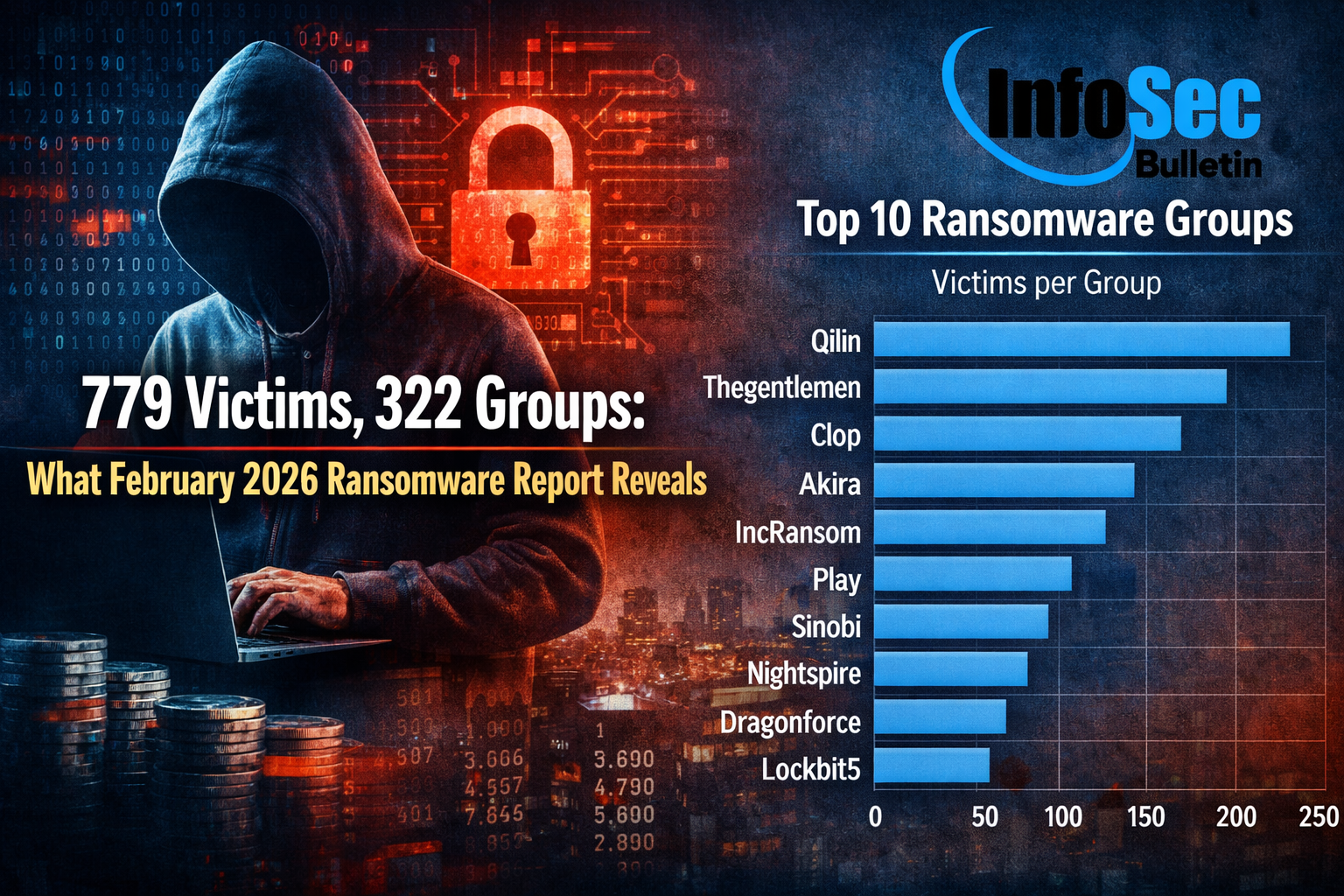 779 Victims, 322 Groups: What February 2026 Ransomware report reveals ...