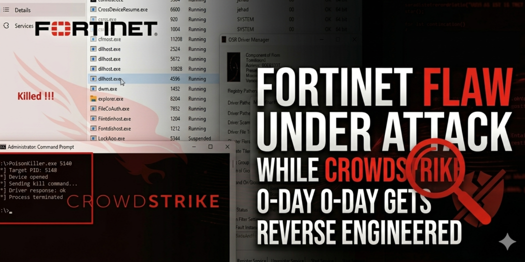 Fortinet Flaw Under Attack While CrowdStrike EDR 0-Day Gets Reverse ...