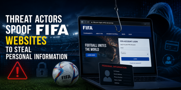 Threat Actors Fake FIFA Sites to Steal Personal Info - InfoSecBulletin